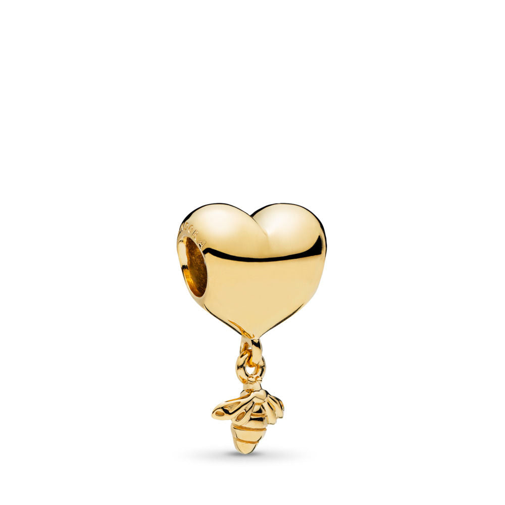 Pandora Heart & Bee Charm, PANDORA Shine – Enchantress Co.